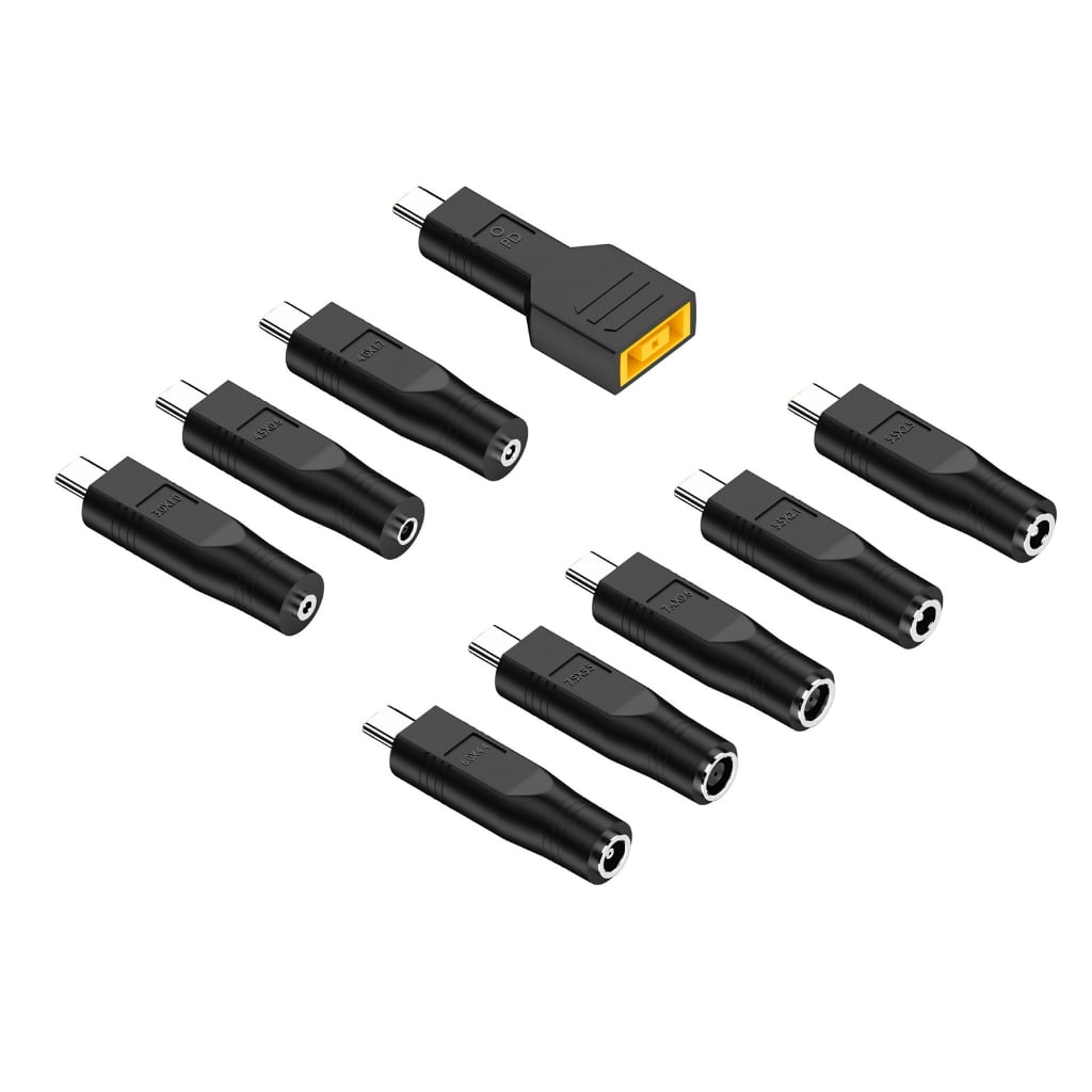 ROZYARD 9pcs Type C Male to PD100W Female Laptop Power Adapter Set 9 ...