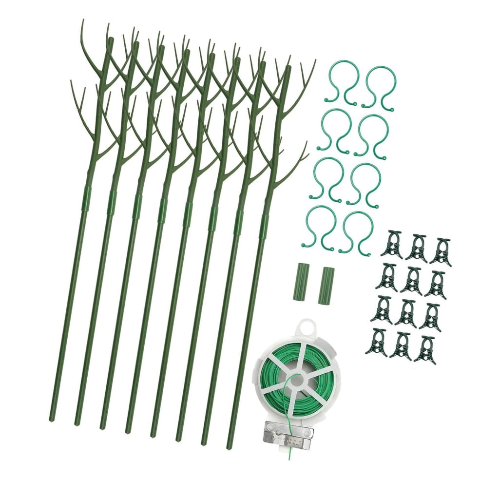 ROZYARD Adjustable Plant Stakes And Climbing Support Set For ...