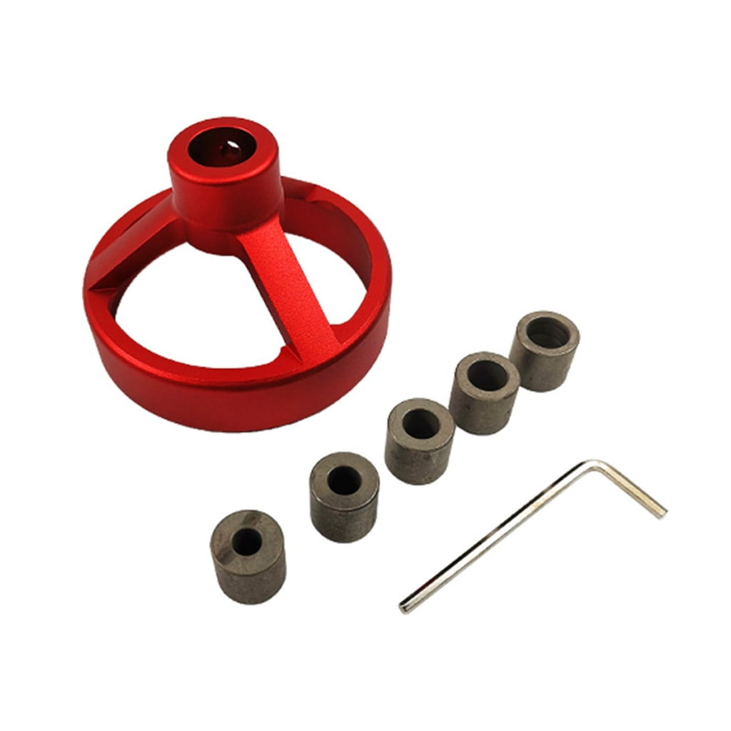 ROZYARD Aluminum Hole Puncher Locator Jig 90 Degree Centering Drill ...