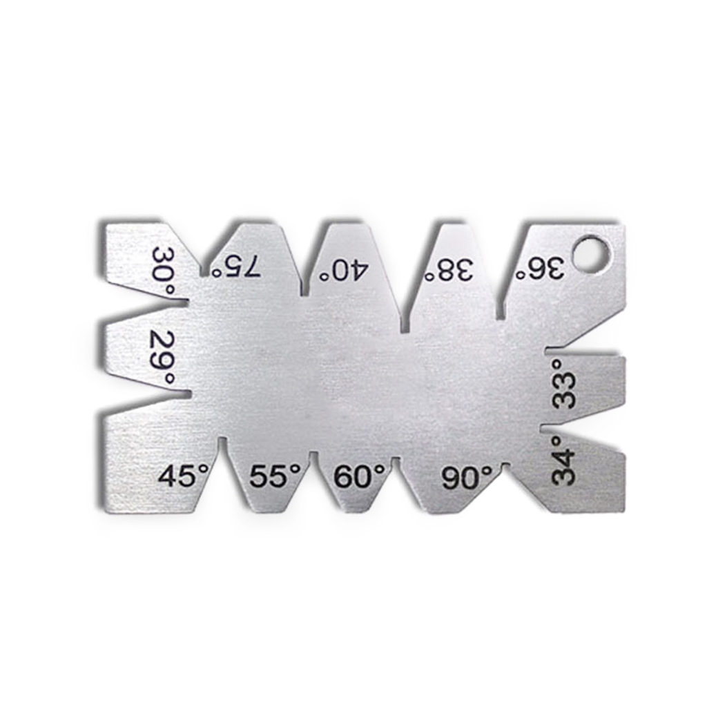 ROZYARD Angle Gauge Metalworking Screw Thread Gauge Stainless Steel ...