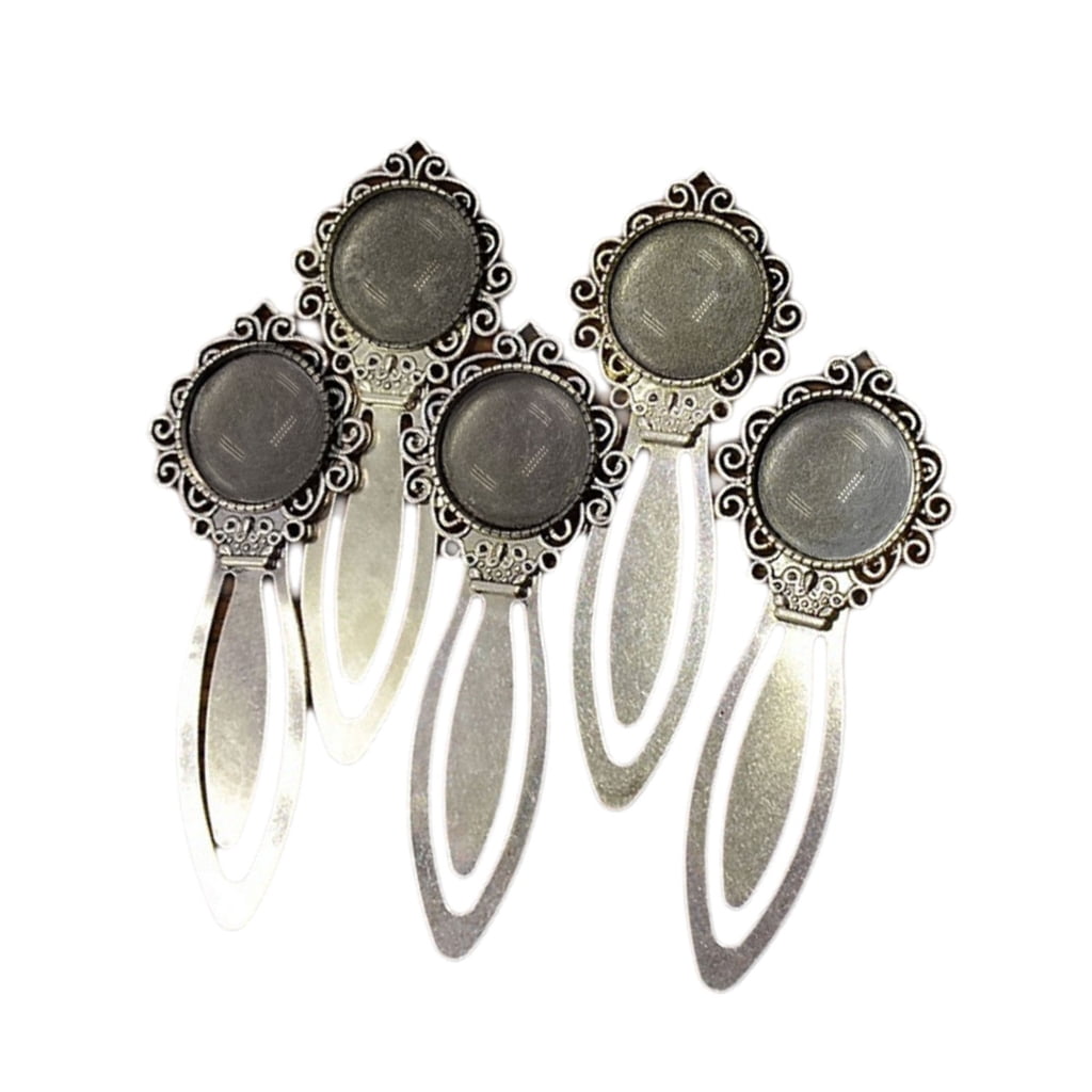 ROZYARD Antique Bookmarks with Crystal Stone Metal Bookmarks Page Clip ...