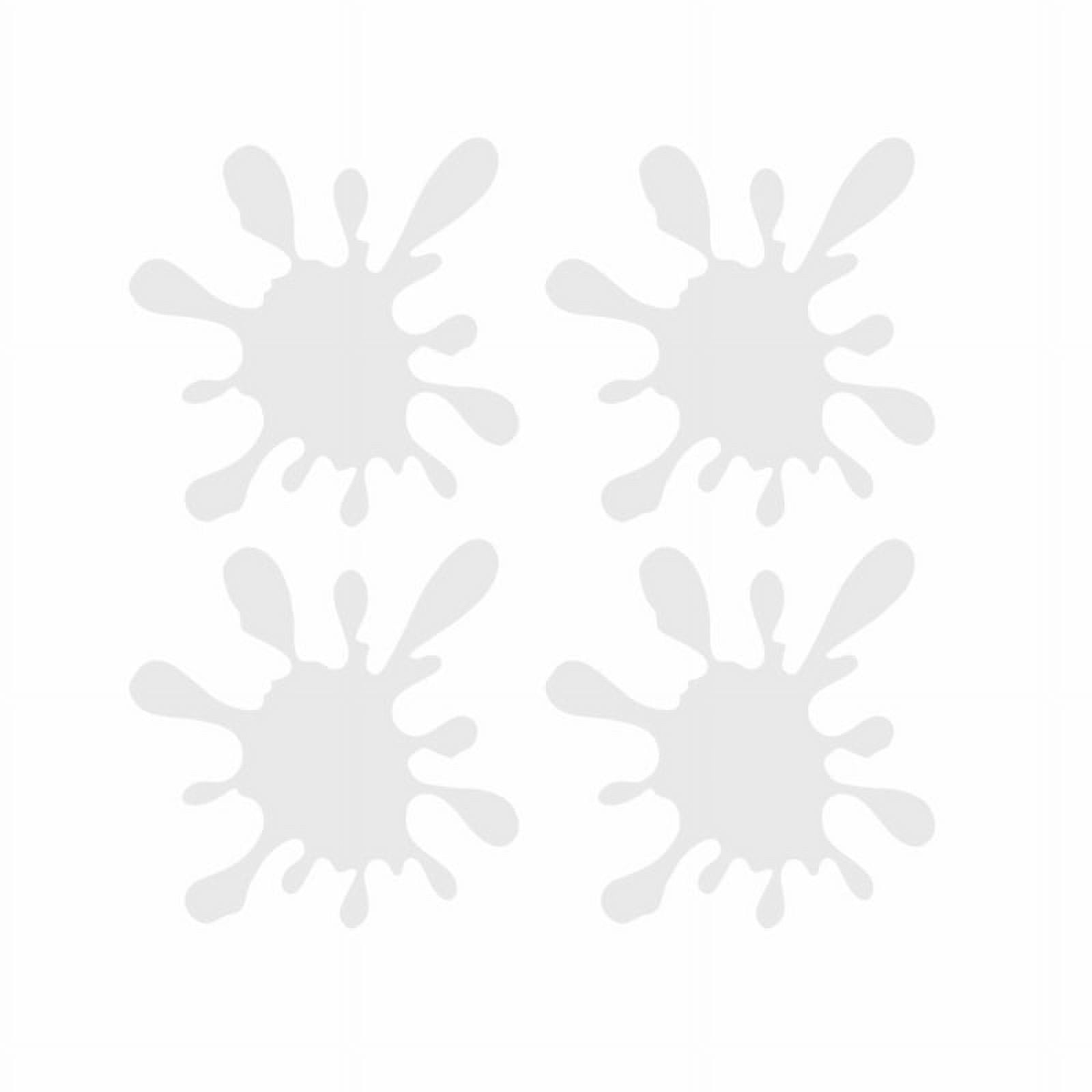 ROZYARD Auto Hood Decorative Sticker 10X10cm Water Drop Shape Decal ...