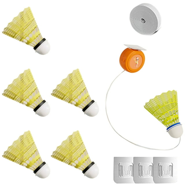 ROZYARD Badminton Self Training Tool Badminton Single-Player Rebounds ...