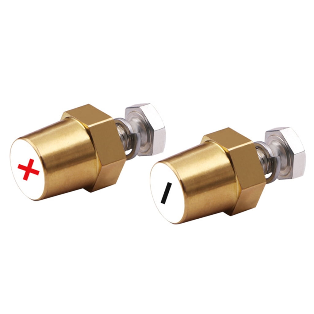 ROZYARD Battery Poles Adapter Terminal Connector Brass Positive ...