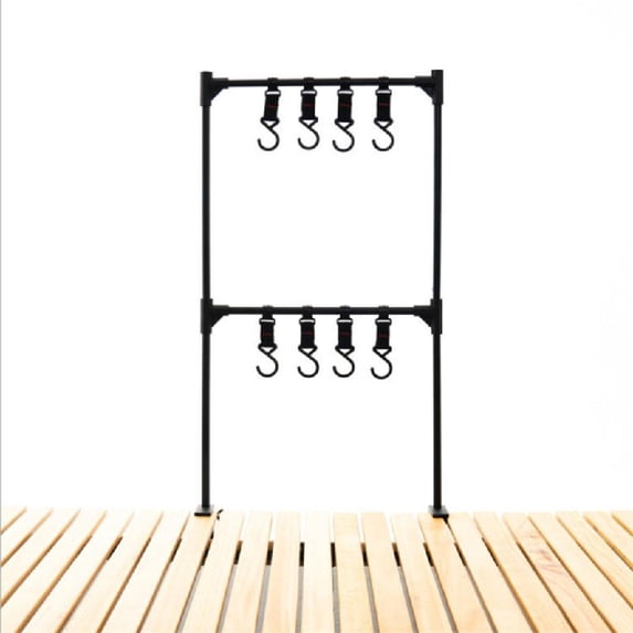 ROZYARD Camping Lamp Stand Cookware Hanging Rack Outdoor Tool Hanging ...