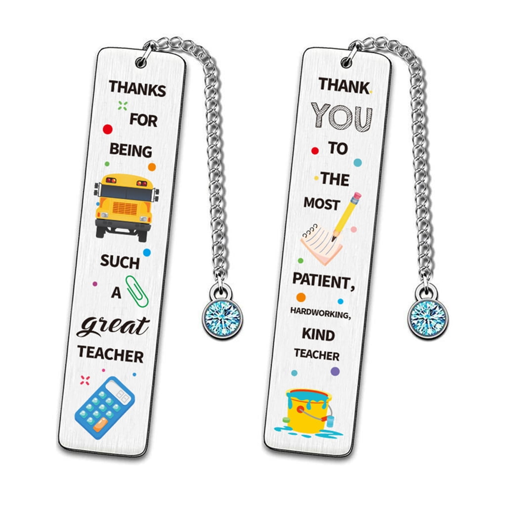 ROZYARD Chain Bookmarks Metal Book Mark Book Page Divider Reading ...