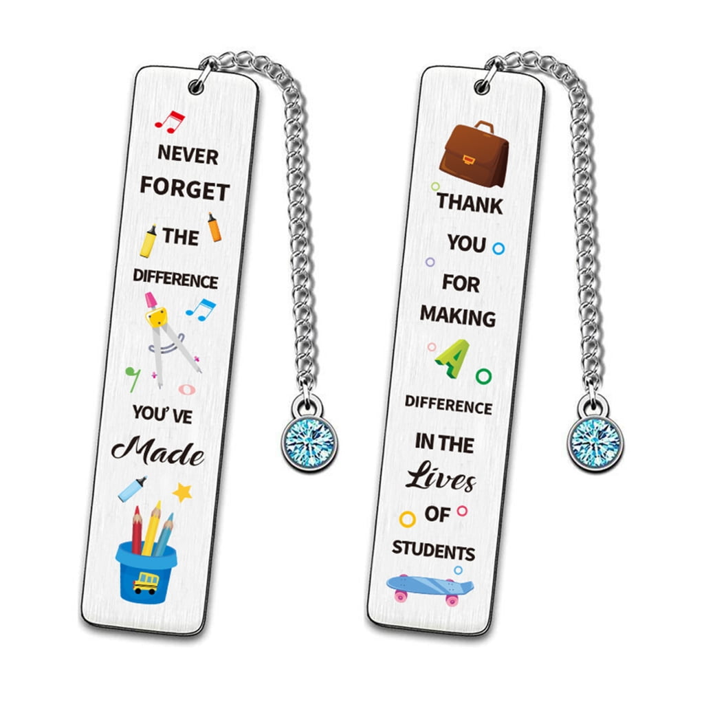 ROZYARD Chain Bookmarks Metal Book Mark Book Page Divider Reading ...