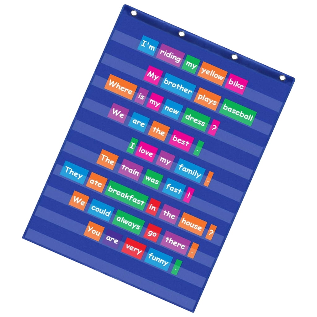 ROZYARD Clear 10 Pocket Charts Standard Pocket Charts Back to School ...
