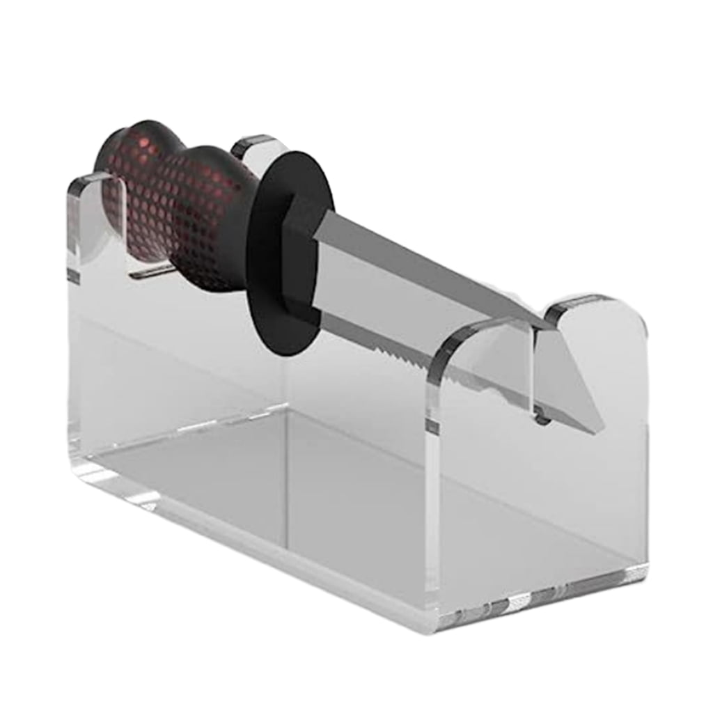 ROZYARD Clear Acrylic Knives Display Stand Cutter Collection ...