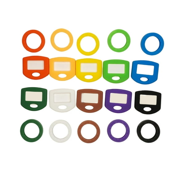 ROZYARD Colorful Key Identifiers Key Covers for Easy Key Sorting and ...