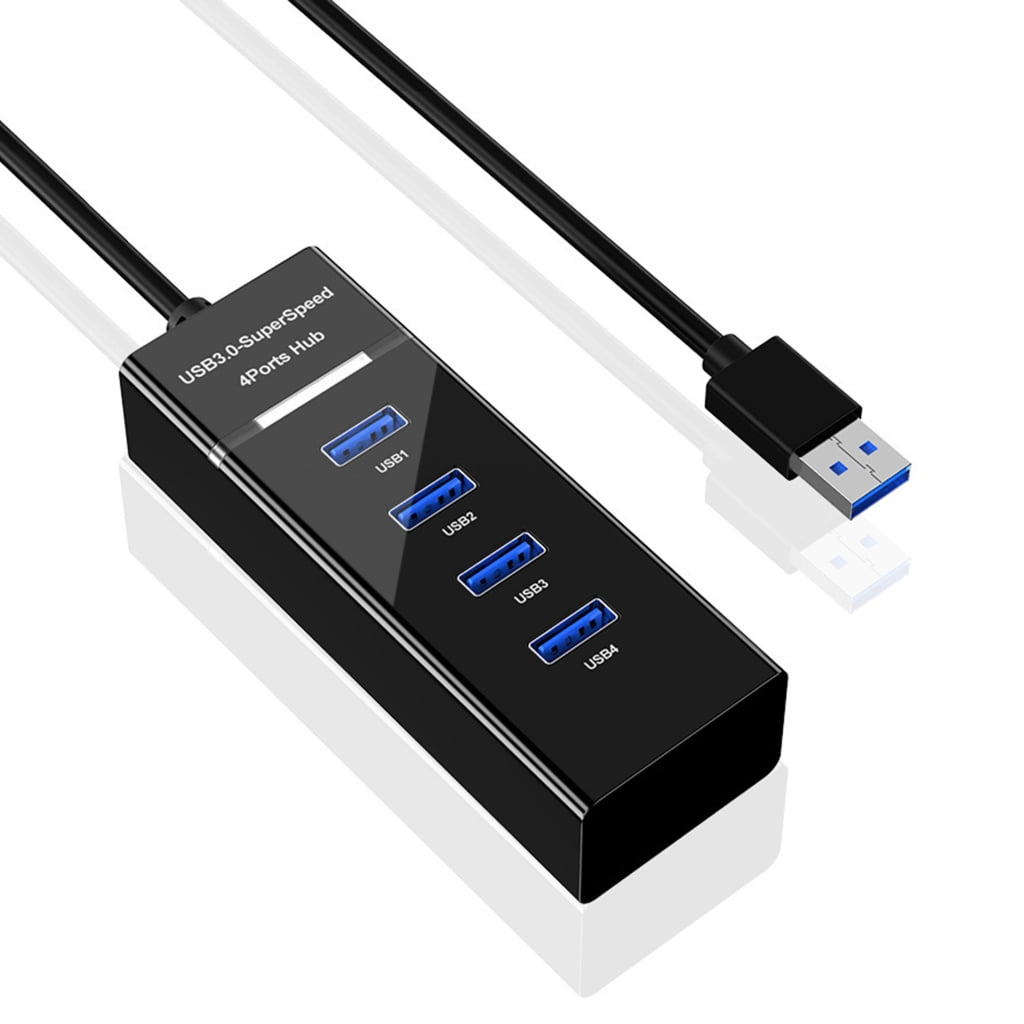 ROZYARD Compactly 4 Port USB Hub USB Expander For Desktop Laptop TV ...