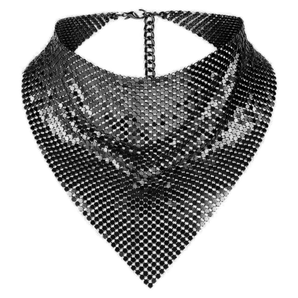 ROZYARD Cool Metallic Bandanas Neckerchief Music Festival Scarf for ...