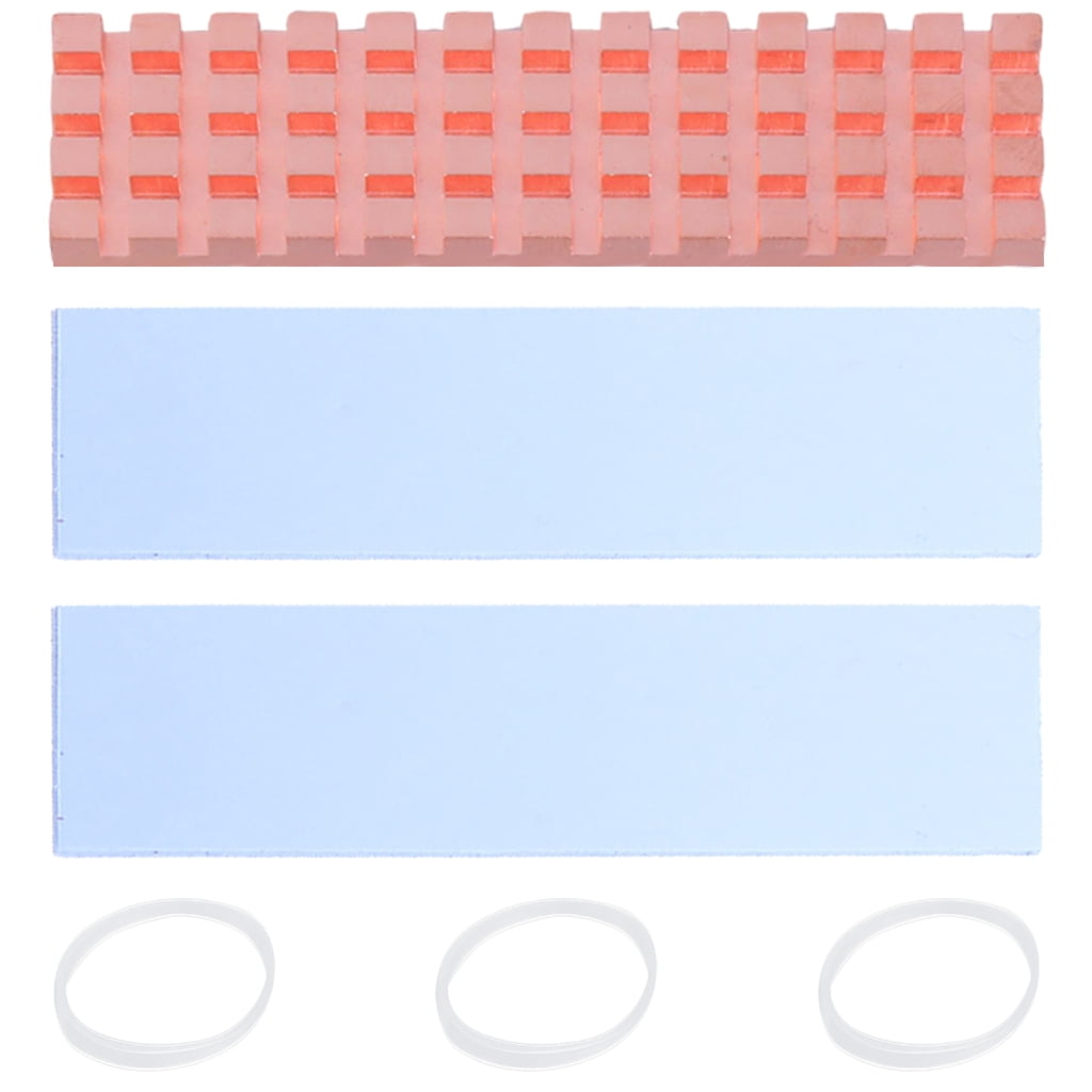 ROZYARD Copper M.2 SSD Heatsink Pad Set for Efficient Cooling and Wide ...