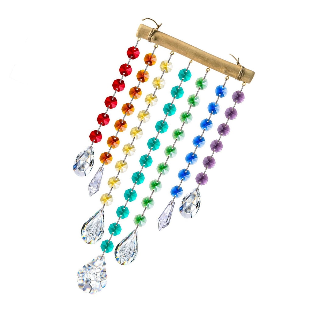 ROZYARD Crystal Suncatchers Hanging Wind Chime Styles Garden ...