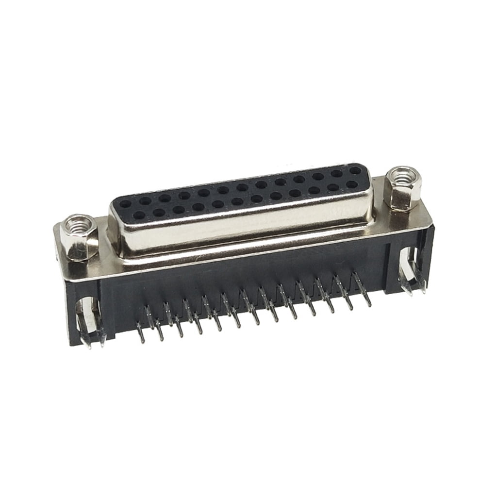 Right Angles DB25 Female PCB Connectors Aluminum for DIY & Professional ...