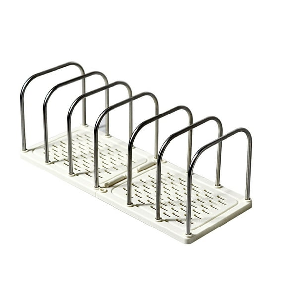 ROZYARD Desktop File Sorter Organizers 6 Section Bookend Space Saving ...
