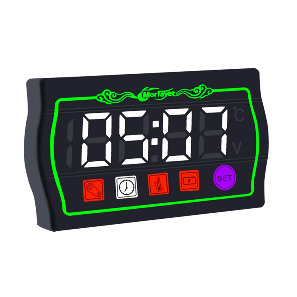 ROZYARD Digital Voltmeter for Motorcycle Voltmeter Gauge for DC 9-24V ...