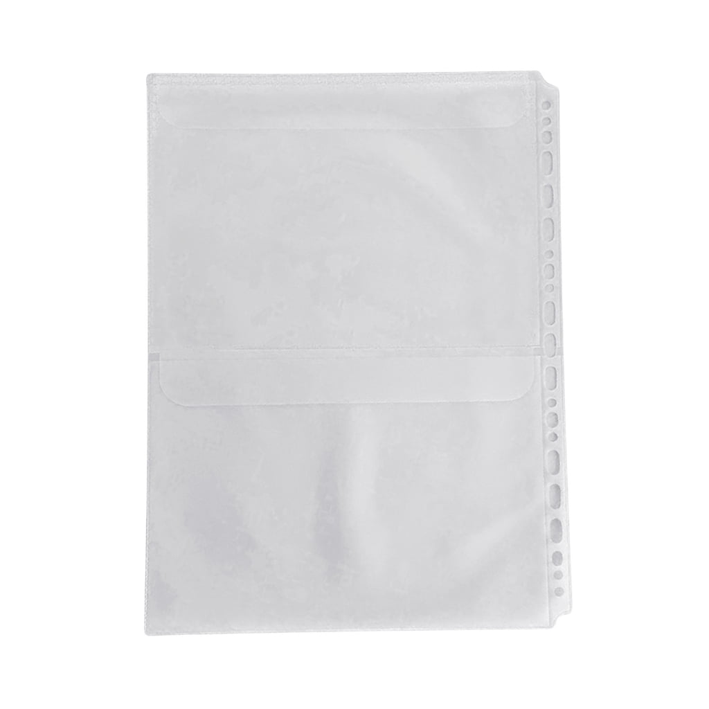 ROZYARD Document Organizers Refillable 4 Rings Binder Pre-Punched PVC ...