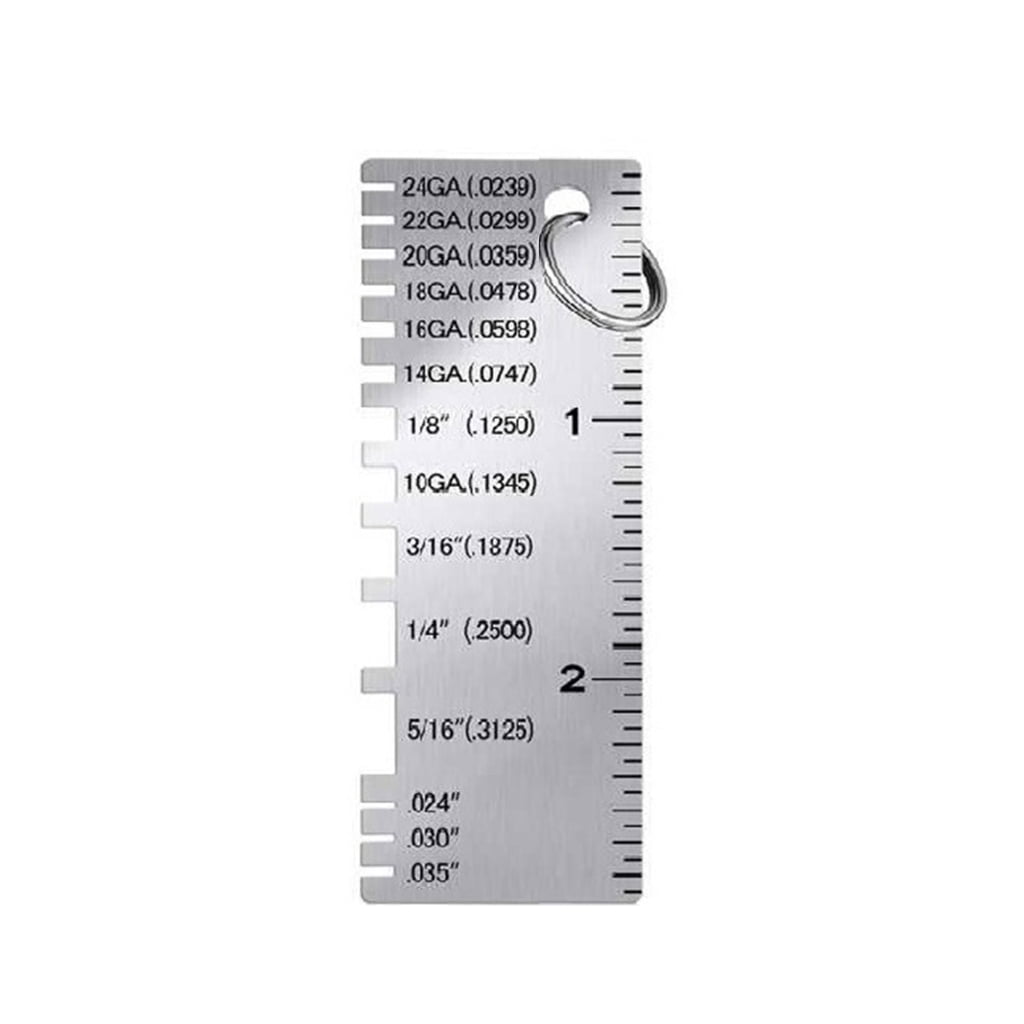 ROZYARD Double Sided Wire Gauge Wire Thickness Measurement Tool ...