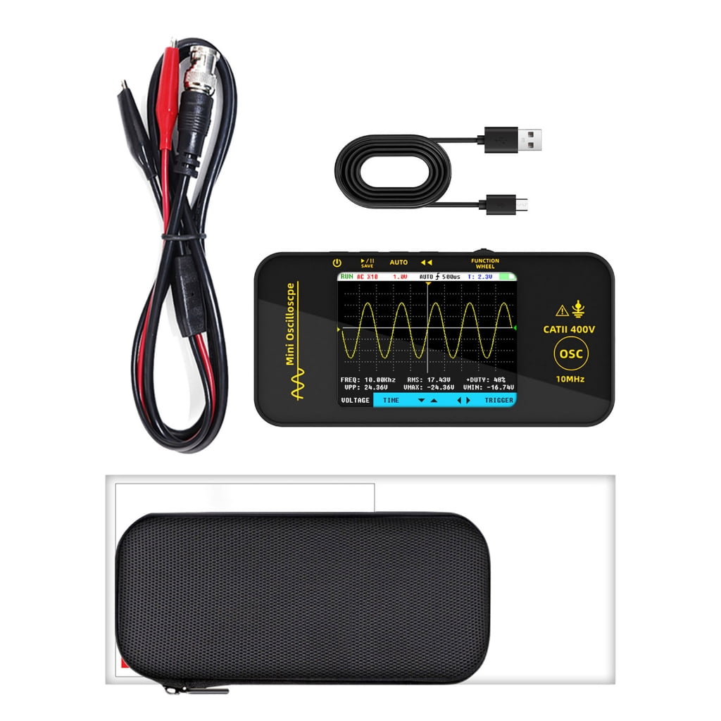 ROZYARD Digital Handheld Oscilloscope 3.2 in Color Display Scope Tester ...
