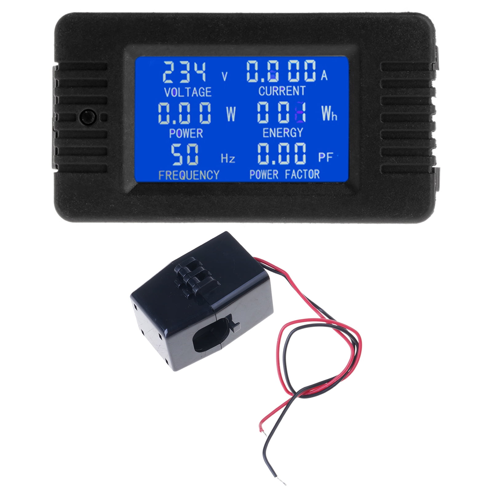 ROZYARD Electricity Usage Power Energy Meter Voltage Amps Monitor Wall ...