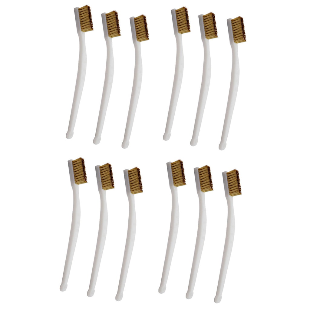ROZYARD Ergonomic Handle Brass Brushes For Easy Metal Surfaces Cleaning ...
