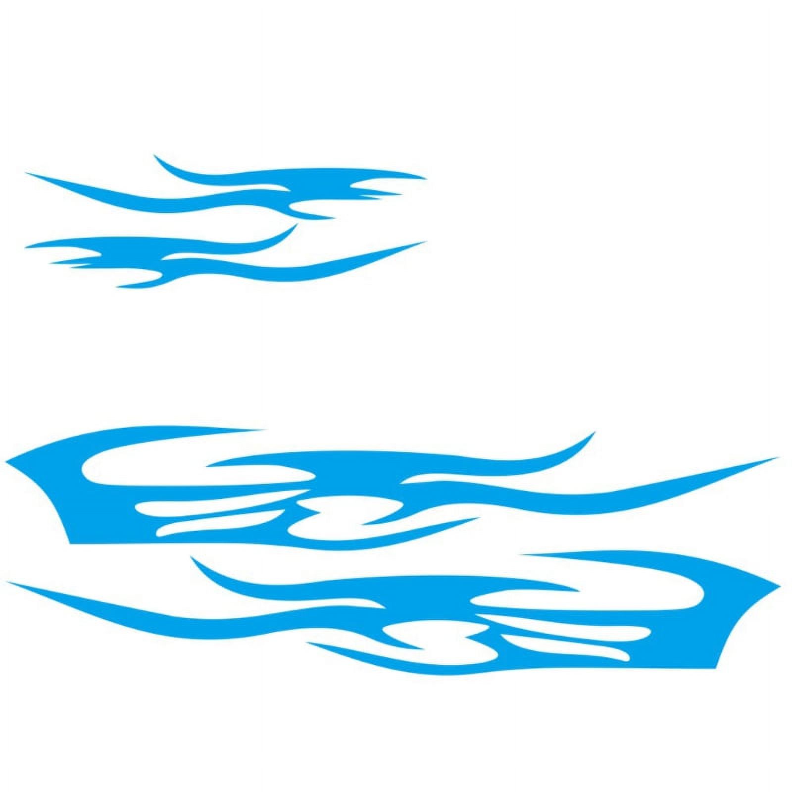 ROZYARD Fire Aotomobile Stickers High-quality Soft Plastic Car Decals ...