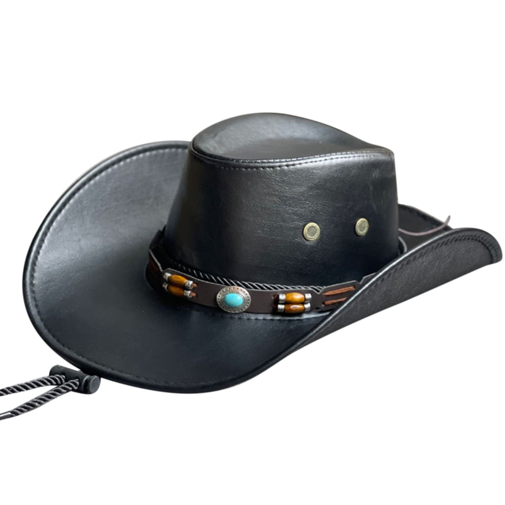 ROZYARD Flat Top Hat Women Men Cowboy Hat Exotic Cap Party Props Hats ...