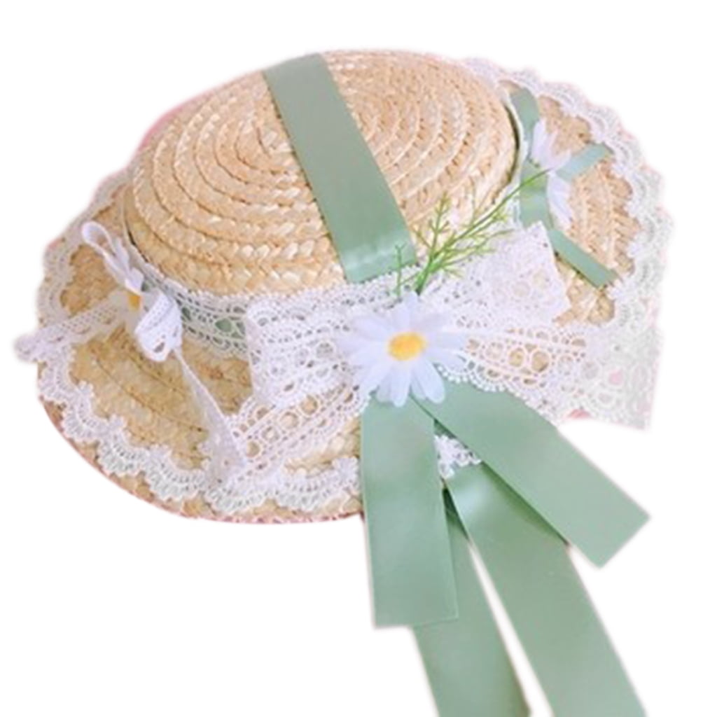 ROZYARD Girls Women Tea Party Sun Hat Realistic Flower Daisies ...