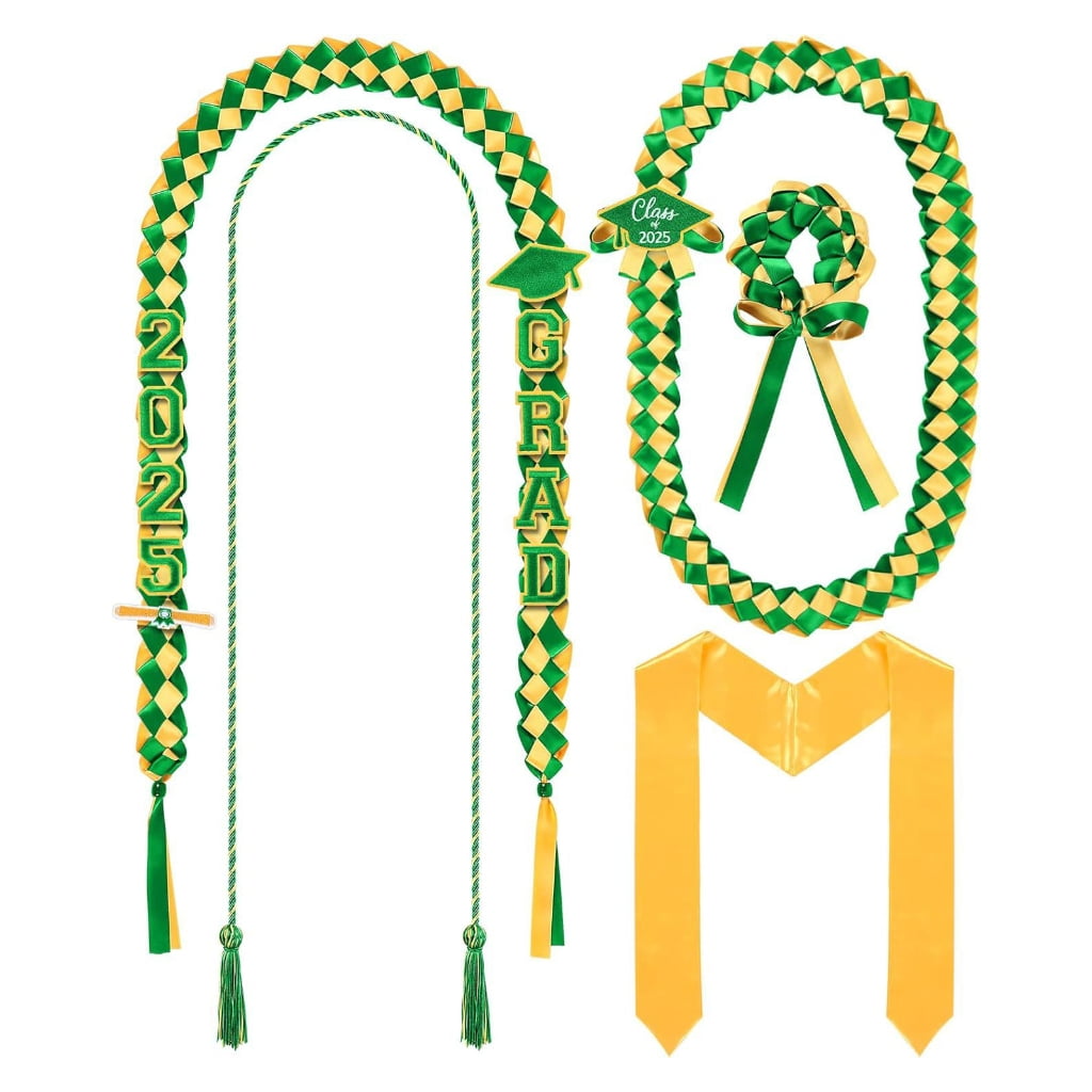 ROZYARD Graduation Leis 2025 Braided Necklace Graduation Sash ...