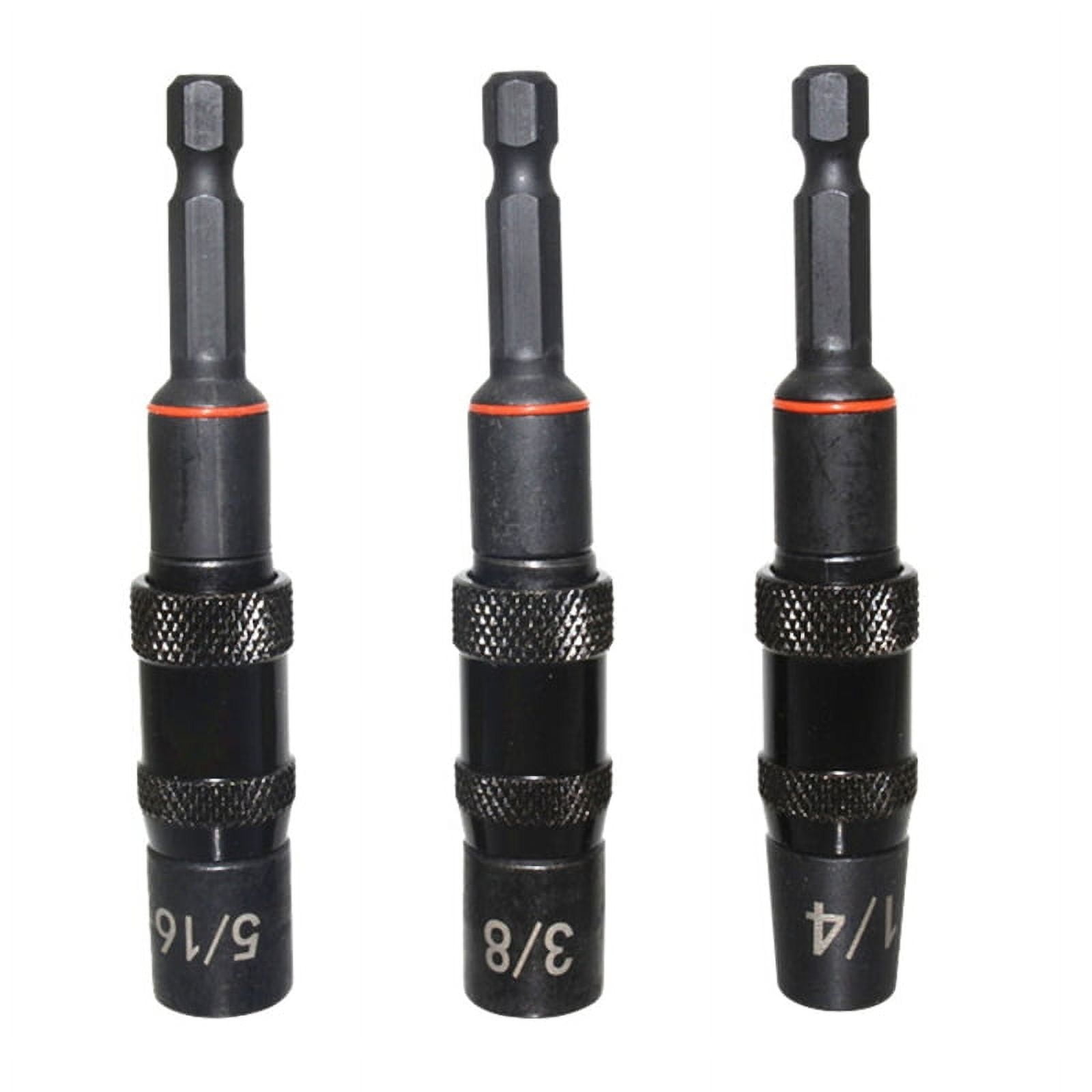 ROZYARD Hex Shank Screwdriver Bit Holder 1/4'' 3/8'' 5/16'' Magnetic ...