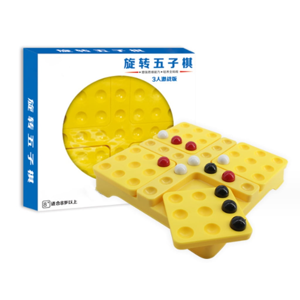 ROZYARD Interactive Rotatable Chess Gomoku Set with Rotating Board for ...