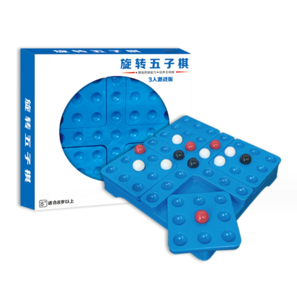 ROZYARD Interactive Rotatable Chess Gomoku Set with Rotating Board for ...