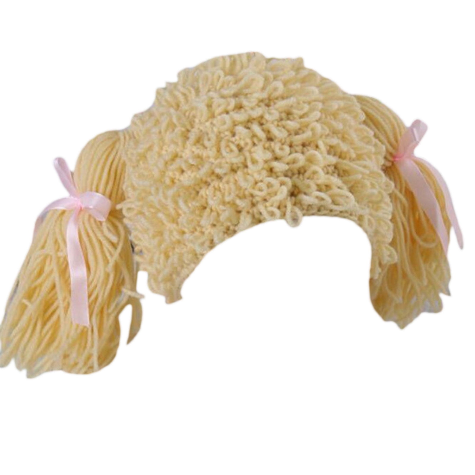 ROZYARD Kid Pigtail Wig Crochet Wig Cap Wool Knitted Braid Wig Hat ...