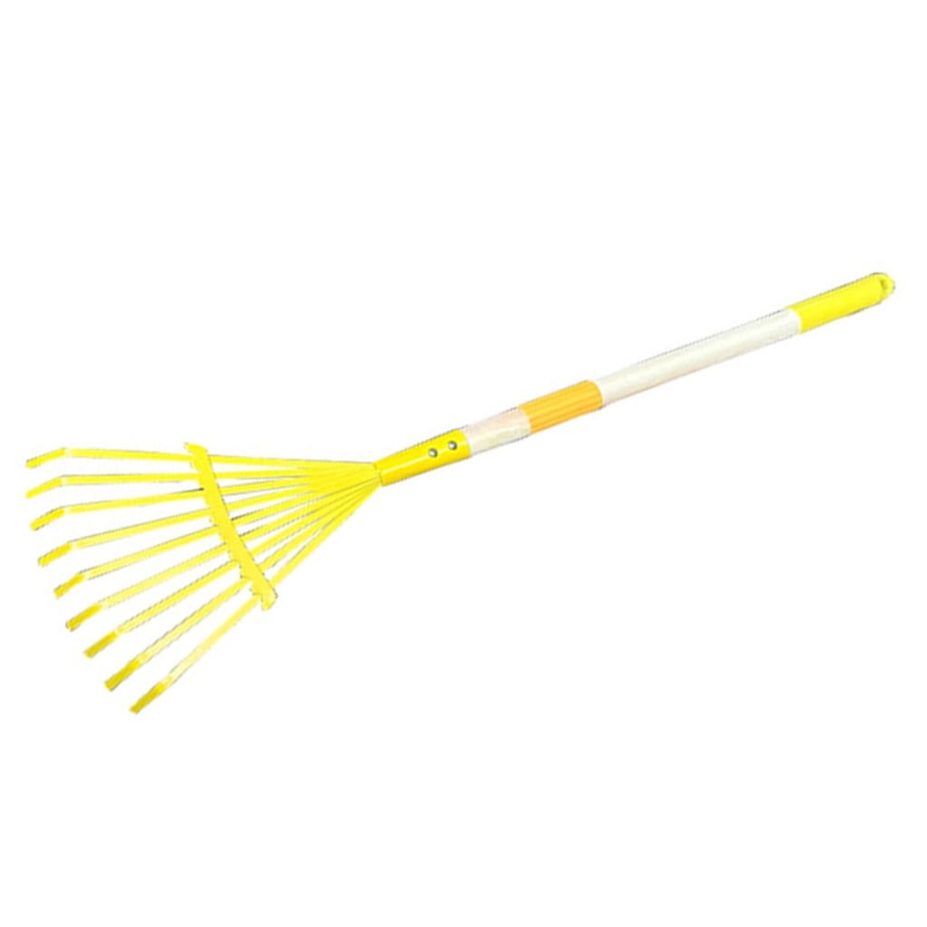 ROZYARD Kids Harrow for Leaves Metal Small Lawn Harrow with Handle Cute ...