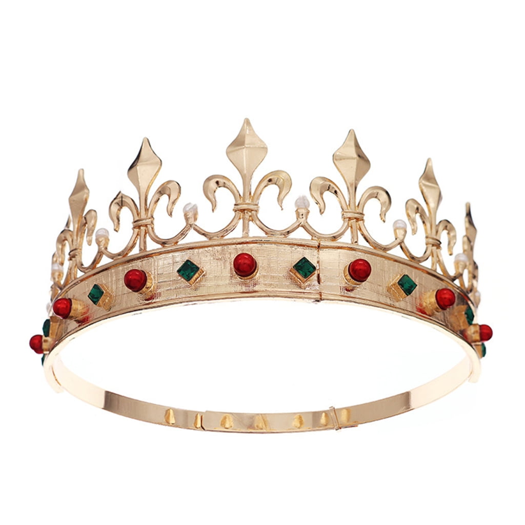 ROZYARD King Crown Headband King Crown Costume Tiaras Crown Headgear ...