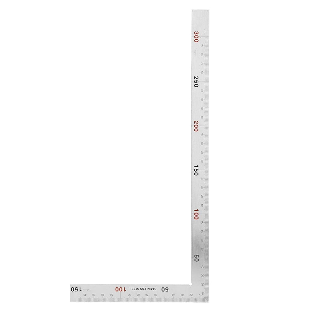 ROZYARD L Shape Right Angles Ruler 1.2 mm Thickness Layout Template ...