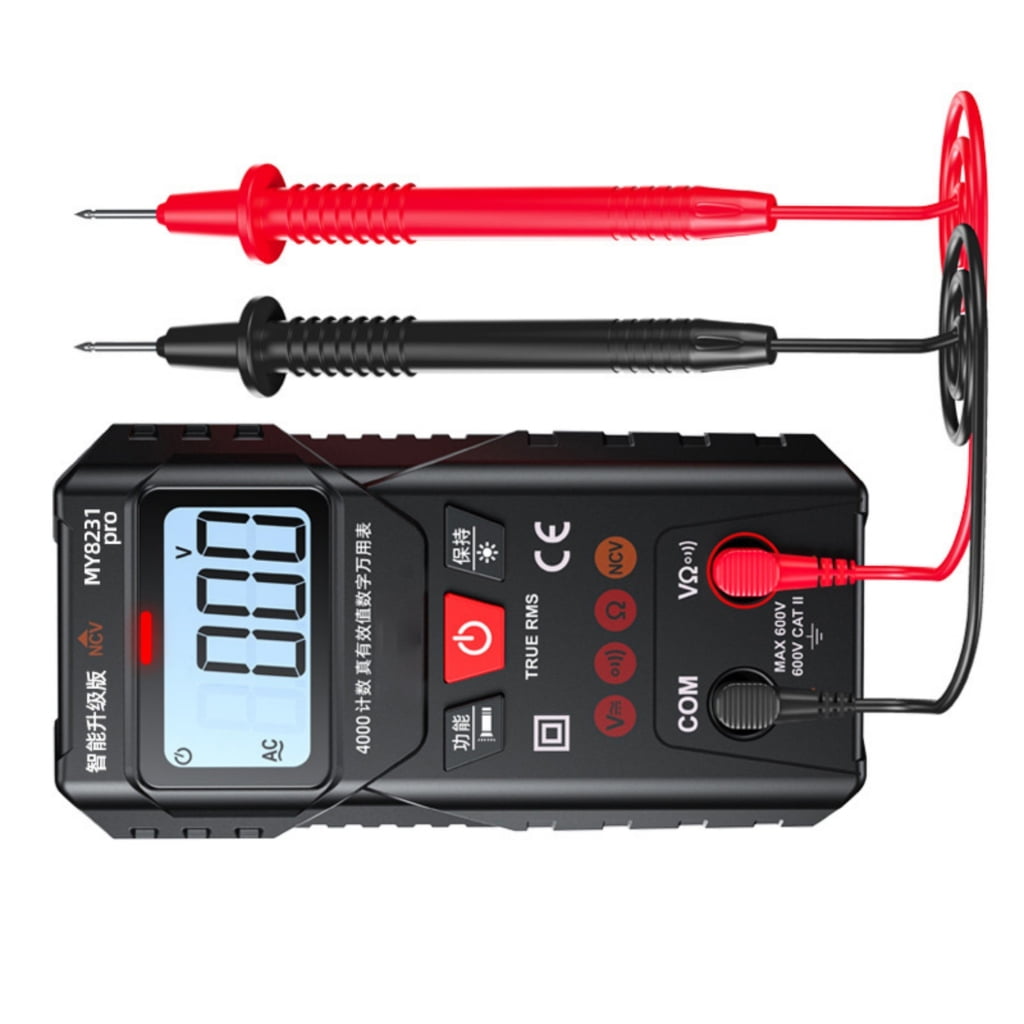 ROZYARD LCD Display Multi Tester Voltmeter with Backlit Flashlight Data ...