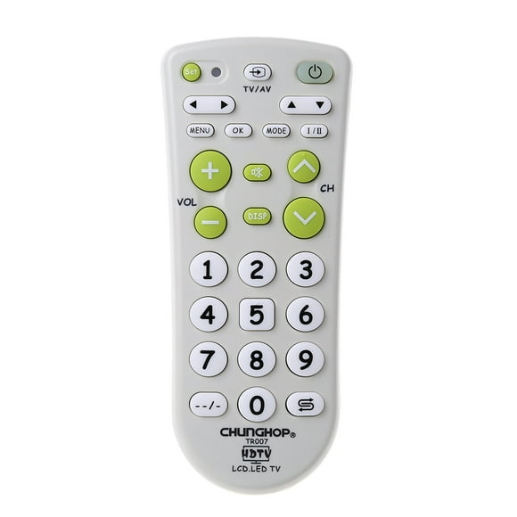 big button universal remotes