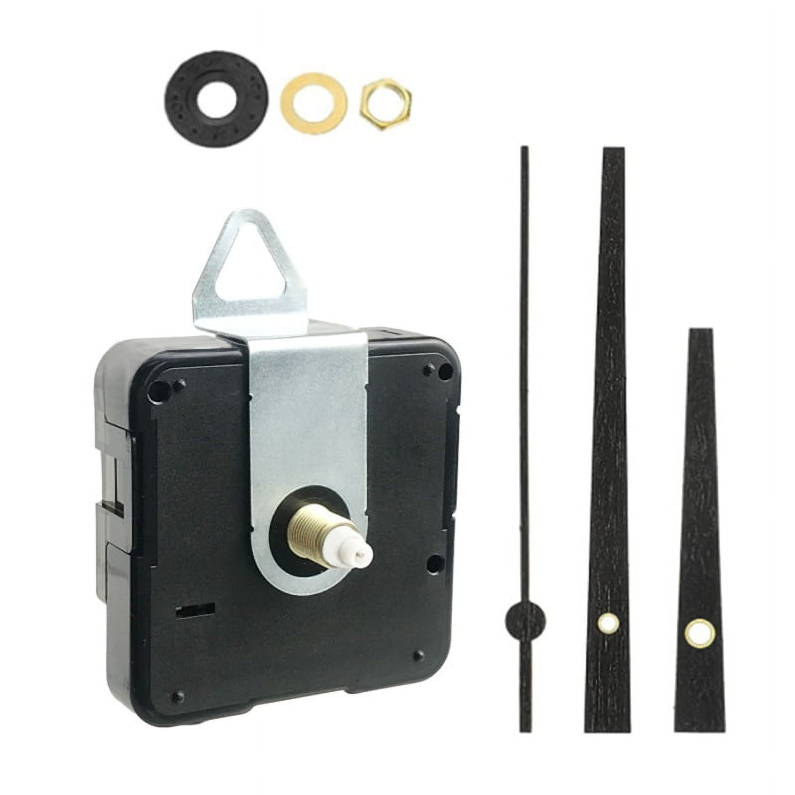 ROZYARD Long Shaft Clock Movement with Walnut Wood Clock Hands ...