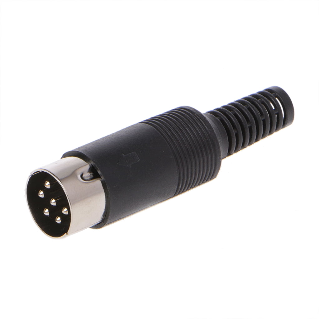 ROZYARD Male DIN Plug Socket Connector 3/4/5/6/7/8 PIN Chassis Cable ...