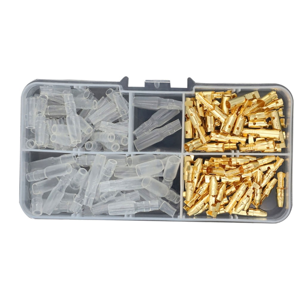 ROZYARD Male and Female Terminals Connector Block with Insulating ...