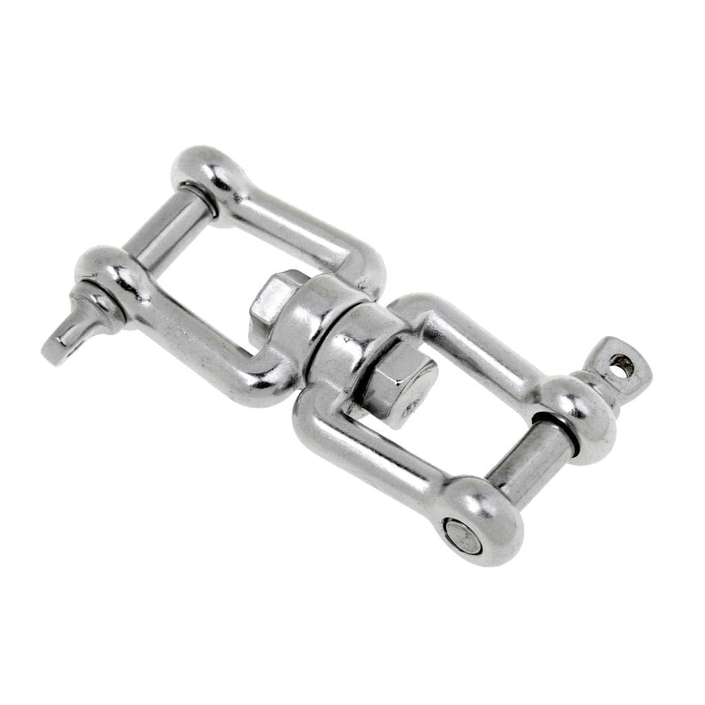ROZYARD Marine Grade Steel Anchors Swivel Shackle with Double Swivel ...