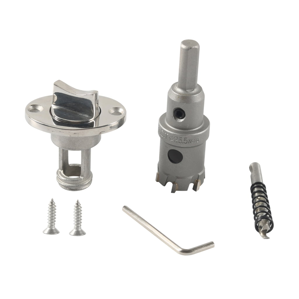 ROZYARD Marine Stainless Steel Oval Drain Plug for 1inch Hole Boat Oil ...