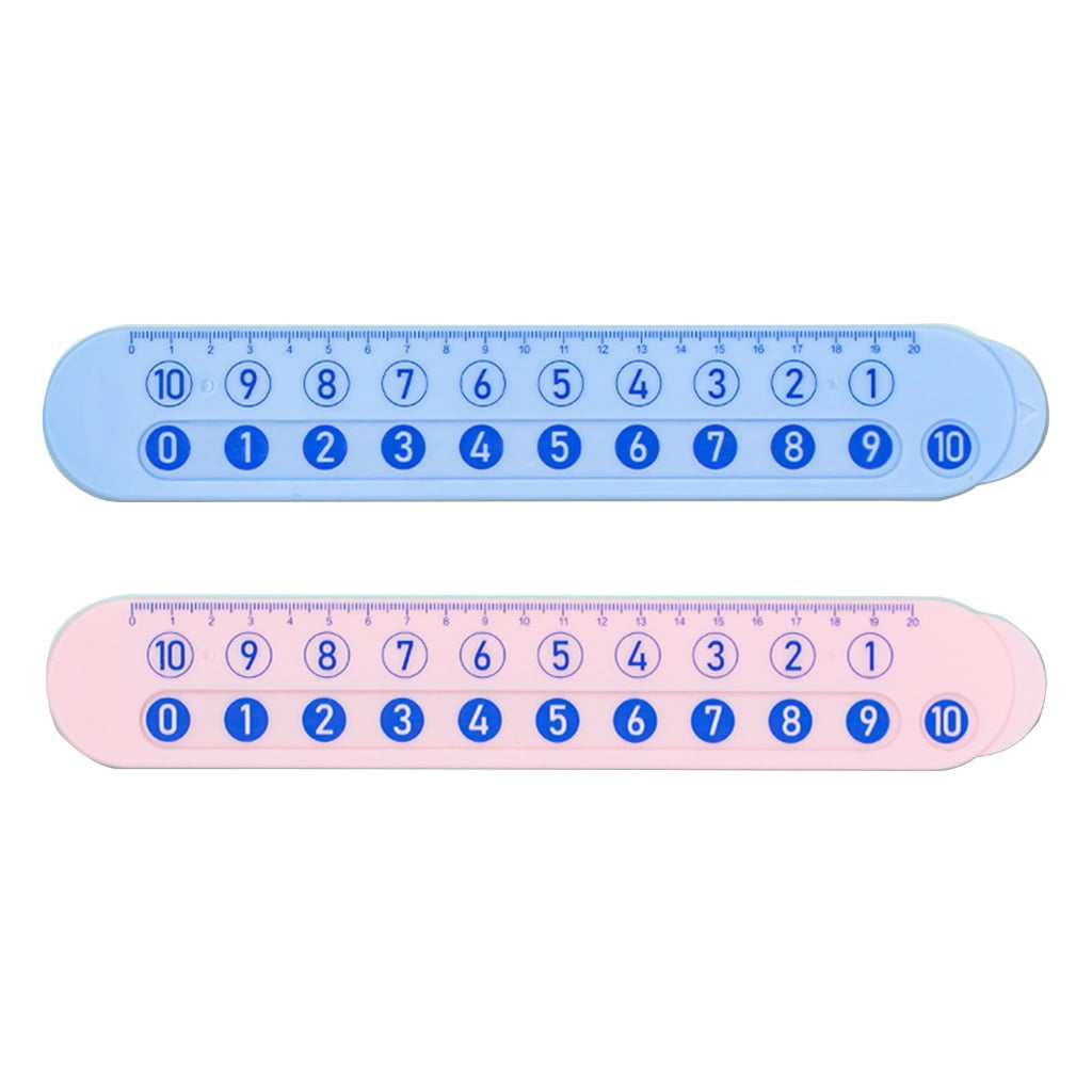 ROZYARD Math Learning Ruler Addition and Subtraction Calculator Numbers ...