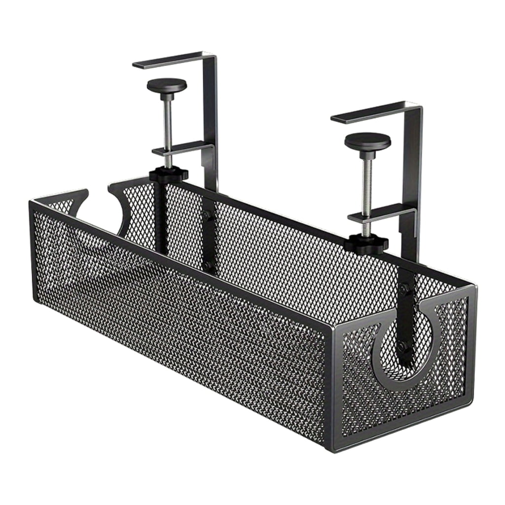 ROZYARD Metal Under Shelf Organizer Enhancing Storage Capacity Desk ...