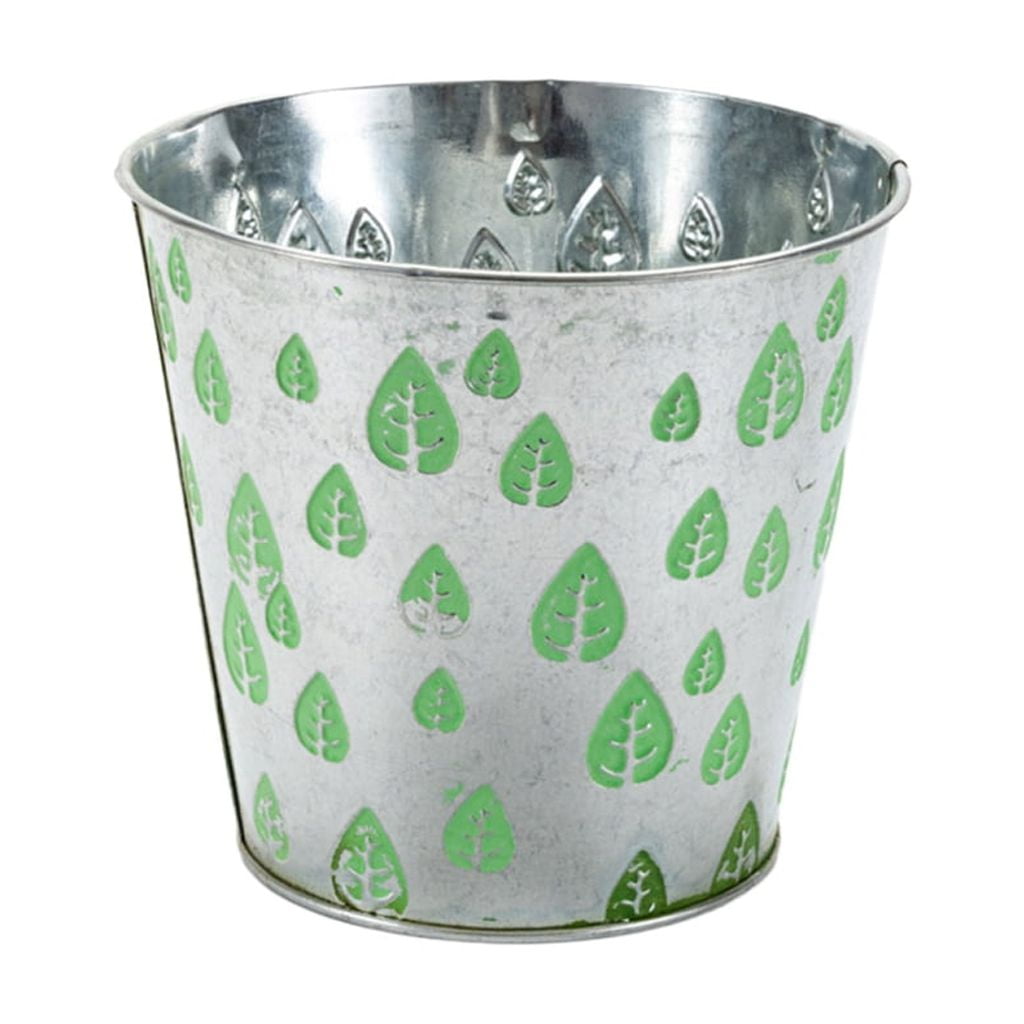 ROZYARD Metal Vases Galvanized French Farmhouse Flower Buckets Flower ...