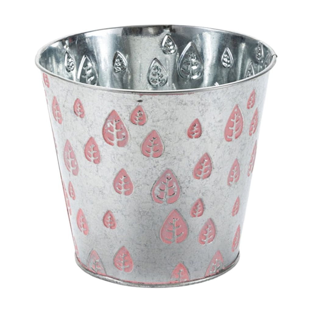 ROZYARD Metal Vases Galvanized French Farmhouse Flower Buckets Flower ...