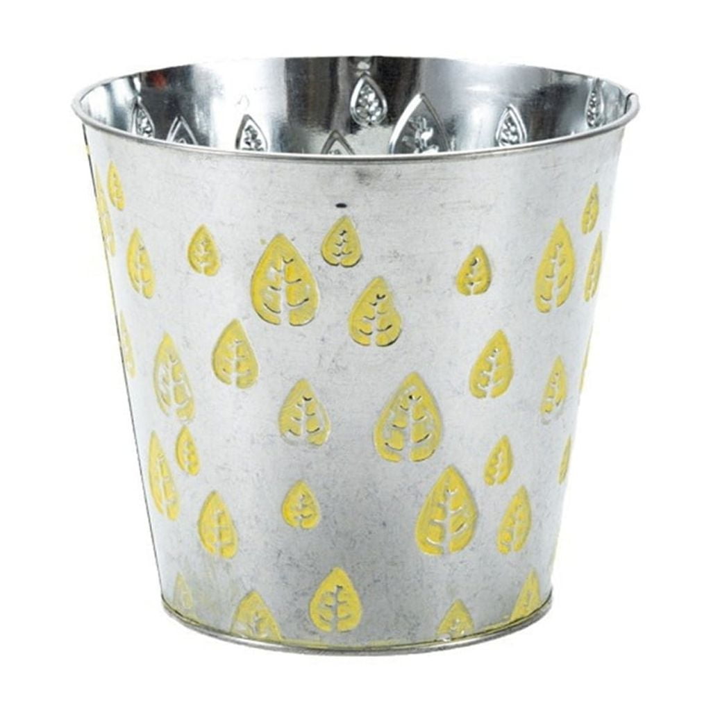 ROZYARD Metal Vases Galvanized French Farmhouse Flower Buckets Flower ...