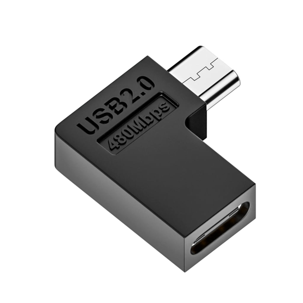ROZYARD Micro USB Male to Type C Female Adapter Extension 90 Degree ...